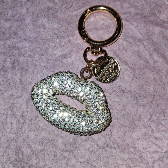 Coach | Accessories | Silver Rhinestone Bag Charmkeychain | Poshmark